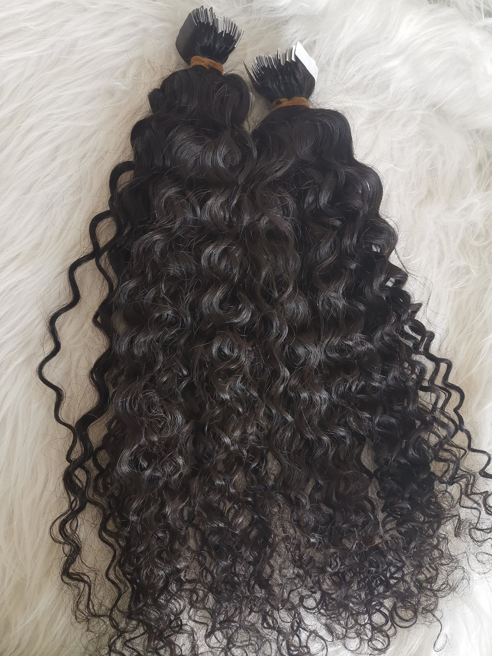 Clytie raw curly tape ins extension real one donor human hair tape ext ...